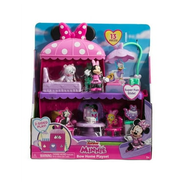 Disney's Minnie Mouse Bow-Tel Hotel Dollhouse Playset with Lights ...