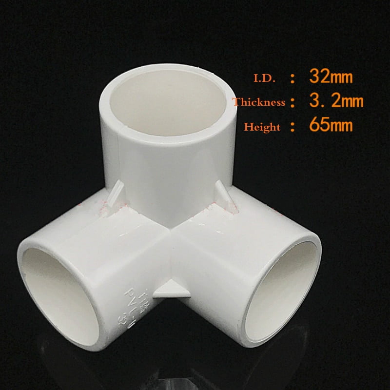 5PC PVC Side Outlet Elbow Fittings ID 20/25/32mm Pipe Fittings Home ...