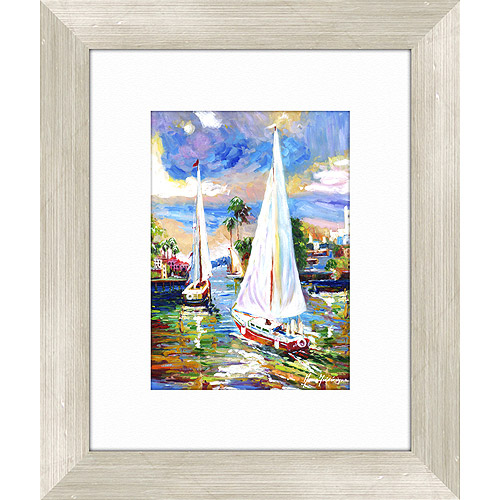 Sailing Framed Art II Walmart