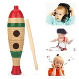 Ccdes Guiro Instrument,Wooden Colorful Fish Shaped Guiro Musical ...