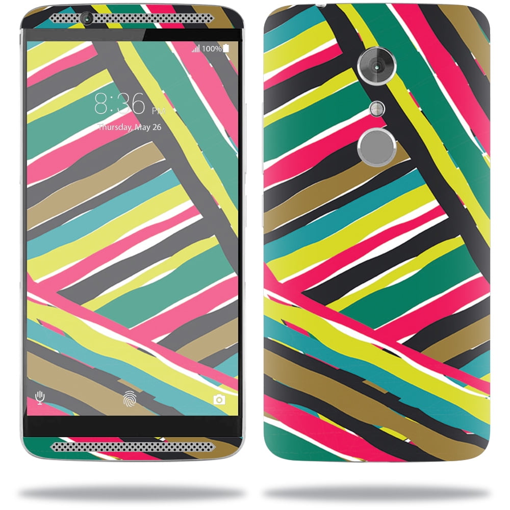 Skin Decal Wrap Compatible With ZTE Axon 7 Sticker Design Split Color ...