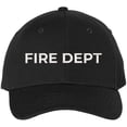 Fire Department Text Embroidered Baseball Cap | Fire Fighters Rescue ...