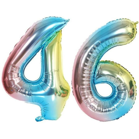 Blue Balloon Number Huge Aluminum Foil Balloon Number Birthday ...