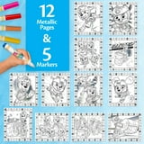 Crayola Paw Patrol Color Wonder Metallic Mess Free Coloring Set, 12 ...