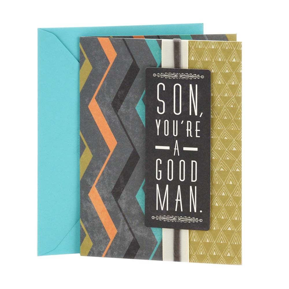 Hallmark Birthday Card For Son Good Man Great Son Walmart Hallmark Birthday Card For Son Good Man Great Son Walmart