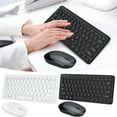 GJX 2026 New Wireless Keyboard and Mouse with Mouse Pad Ultra Slim ...