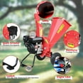 7 HP 212CC Gas Powered Wood Chipper Shredder Mulcher, Heavy Duty 3 ...