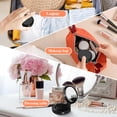 2pcs Mini Hair Brush with Mirror, Compact Air-Cushion Styling Foldable ...