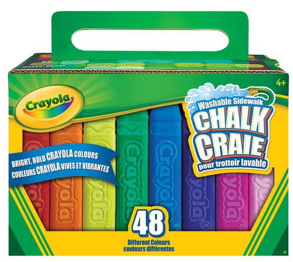 Crayola 48 Count Outdoor Sidewalk Chalk, 48ct Sidewalk Chalk - Walmart.ca