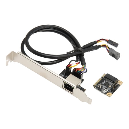 Mini PCI E Gigabit Ethernet Card, PCB Material RJ45 LAN NIC Card For ...