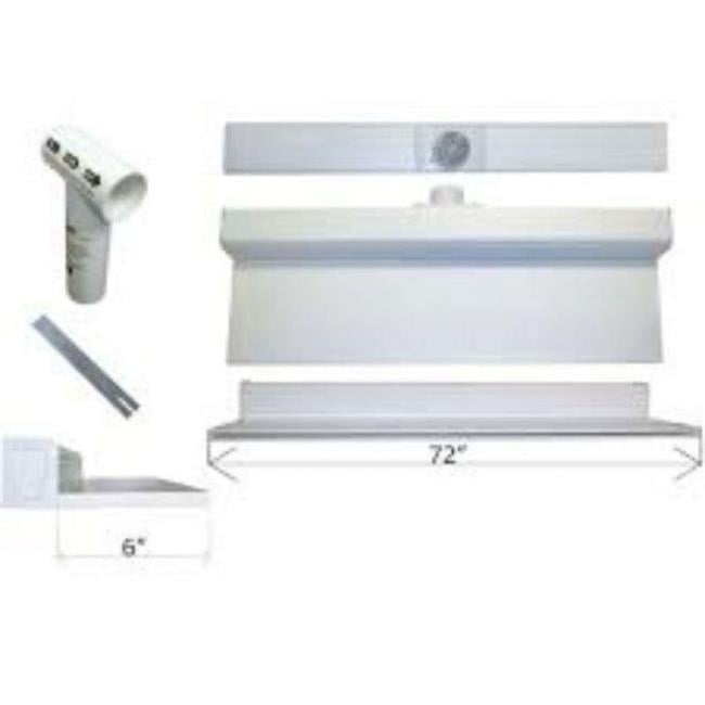 Custom Molded Products 25577620000 1 in. Waterfall Lip Back Port, White ...