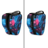 USA Gear Quick Access DSLR Hard Shell Camera Case (Galaxy) with Molded ...