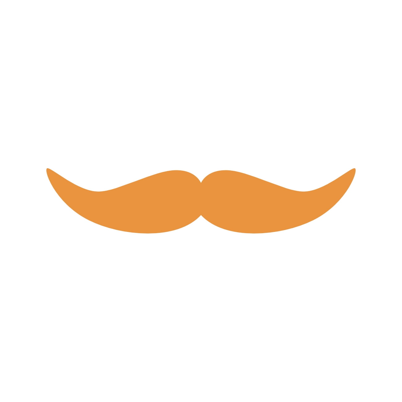 Mustache Sticker Decal Die Cut - Self Adhesive Vinyl - Weatherproof ...