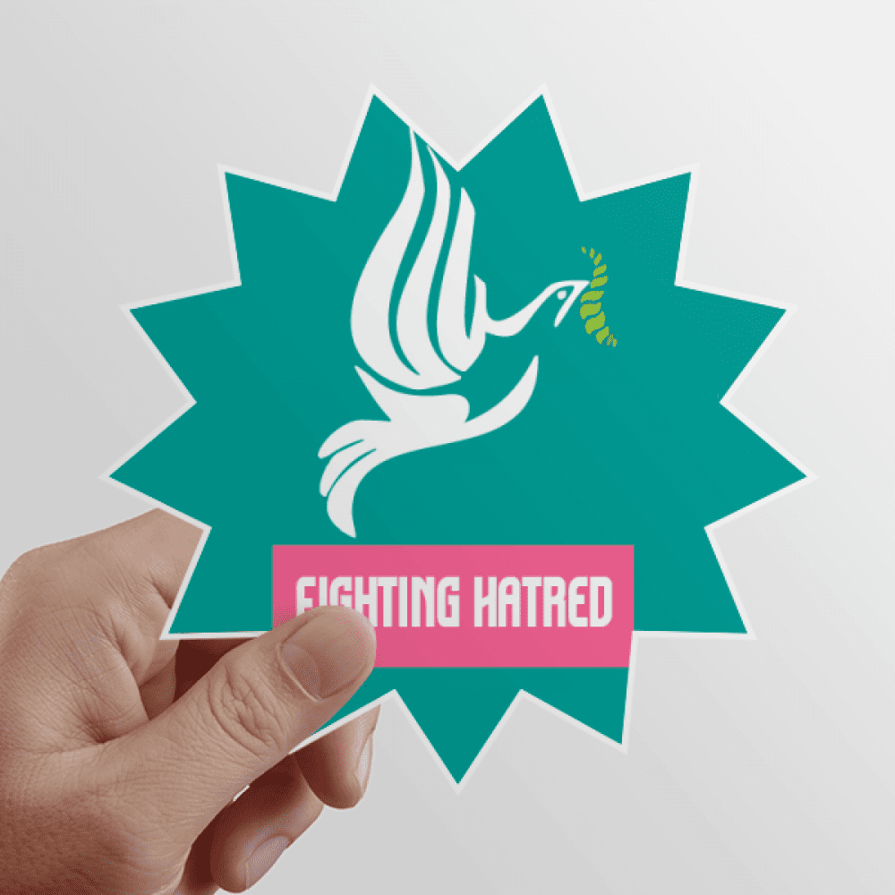 Against Fight Hatred Sun Vinyl Sticker Luggage Graffiti Flower Decal ...