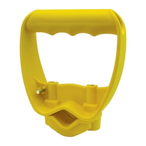 BACKEZ 2-Pack Ergonomic Shovel Handle Attachment, Back-Saving Tool Grip ...