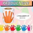 Colorful Handprint Adhesive Sticker Decorative Bulletin Board Border ...