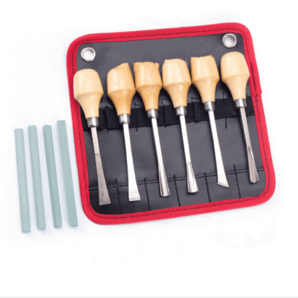 Palm Handle 6-piece Wood Carving Tool Set - Wood Carving Knife - Wood ...