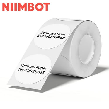 NIIMBOT Index Sticker Labels for B1/B21/B3S Label Printer, Thermal Labels 1.41"x 0.98"(36x25mm ...