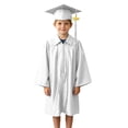 Tiijoy Boys Graduation Cap with Gown Set Unisex Solid Basic Graduation ...