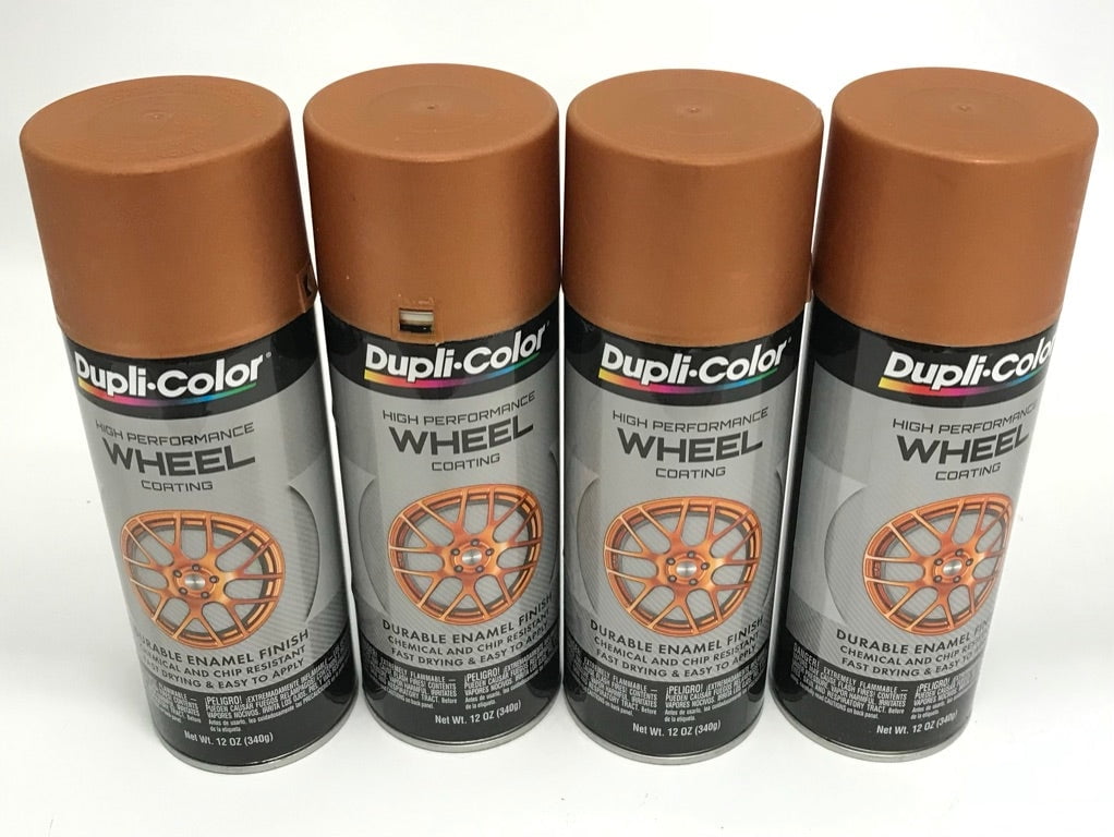 Duplicolor HWP110 - 4 Pack Wheel Coating Spray Paint Copper - 12 oz ...
