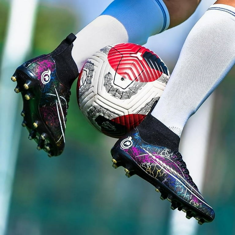 Mens womens soccer cleats youth soccer shoes football shoes high top football cleats outdoor indoor Walmart