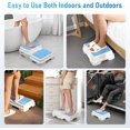 Bath Step,Set of 3 Stackable Bathtub Non Slip Safety Step Stool, Indoor ...