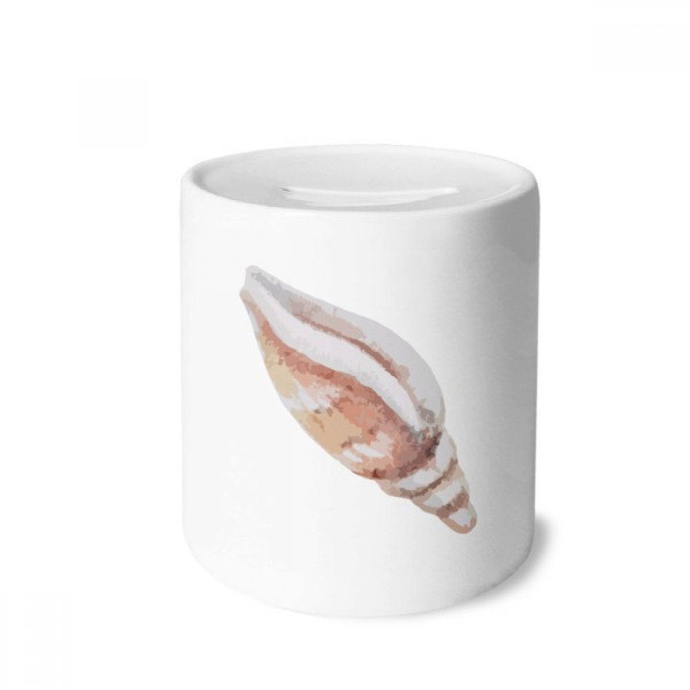 Snail Marine Life Colorful Illustration Money Box Cerac Coin Case Piggy ...