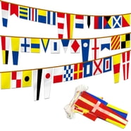 Set of 40 International Maritime Nautical Marine Signal Code Flags ...