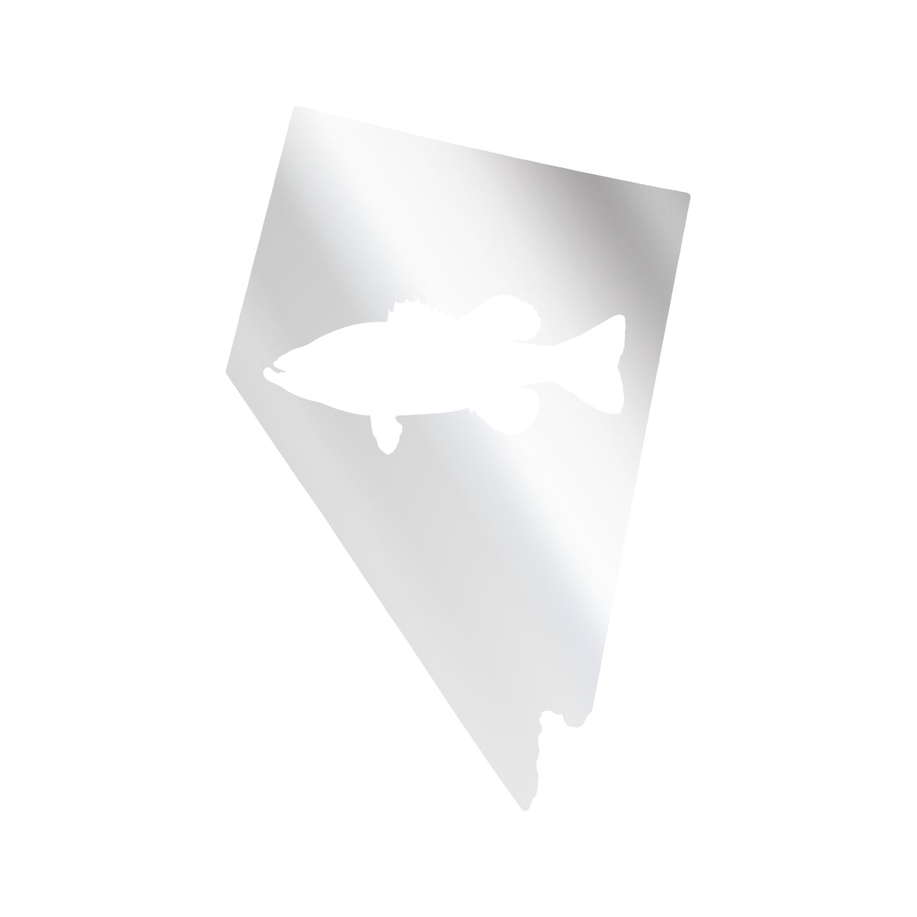 Nevada Bass Sticker Decal Die Cut - Self Adhesive Vinyl - Weatherproof ...