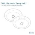 Moen 6504 Greenfield 1.2 GPM Single Hole Bathroom Faucet - Chrome ...