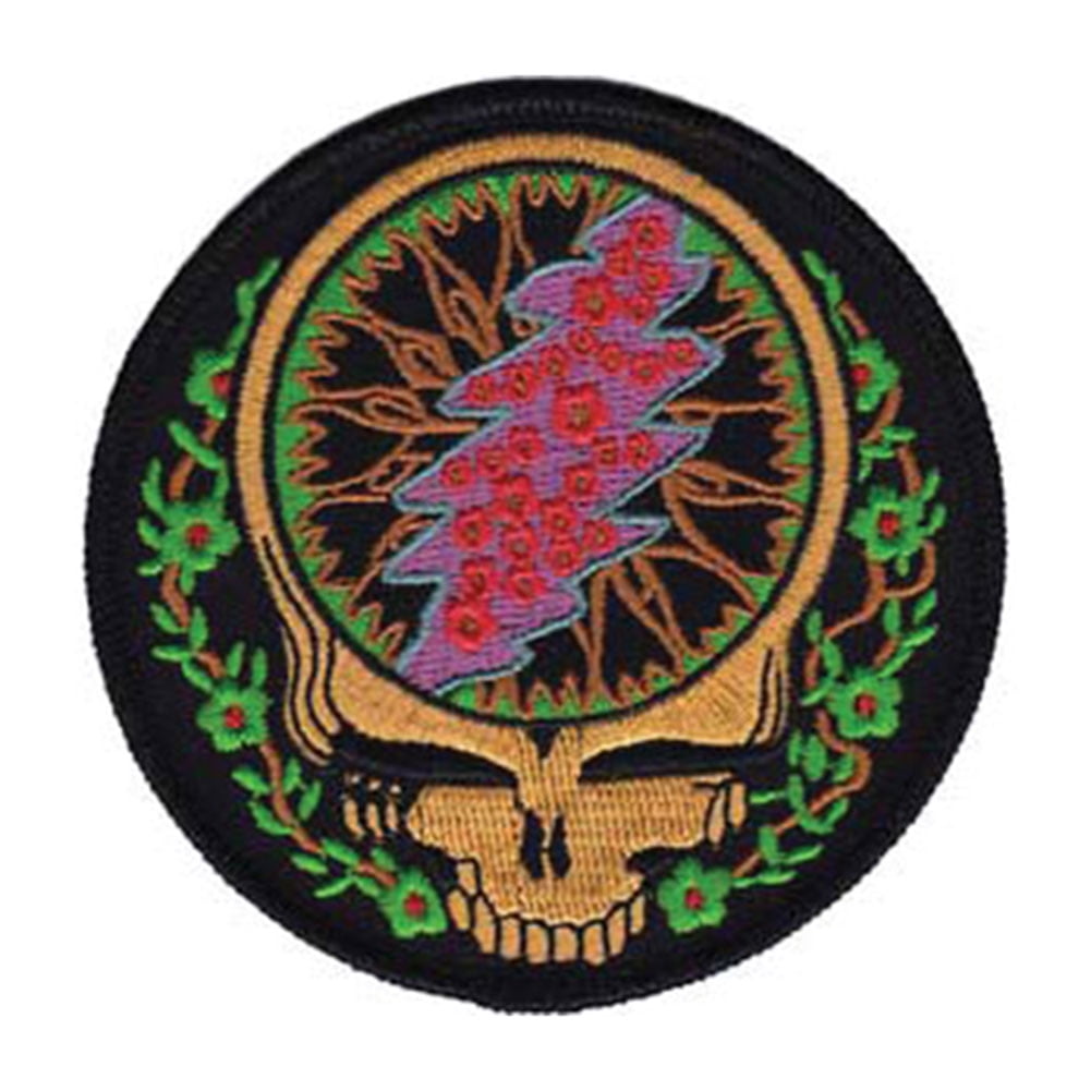 Grateful Dead Men's SYF With Vines Embroidered Patch Black - Walmart.com