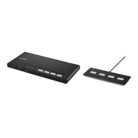 Belkin Modular Secure Dual Head - KVM switch - 4 x KVM port(s) - 1 ...