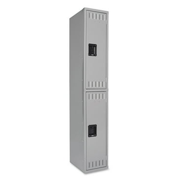 Tennsco Single Tier Locker with Legs, Three Units, 36w x 18d x 78h ...