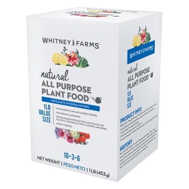Whitney Farms Organic & Natural All Purpose Plant Fertilizer, 4 lbs ...
