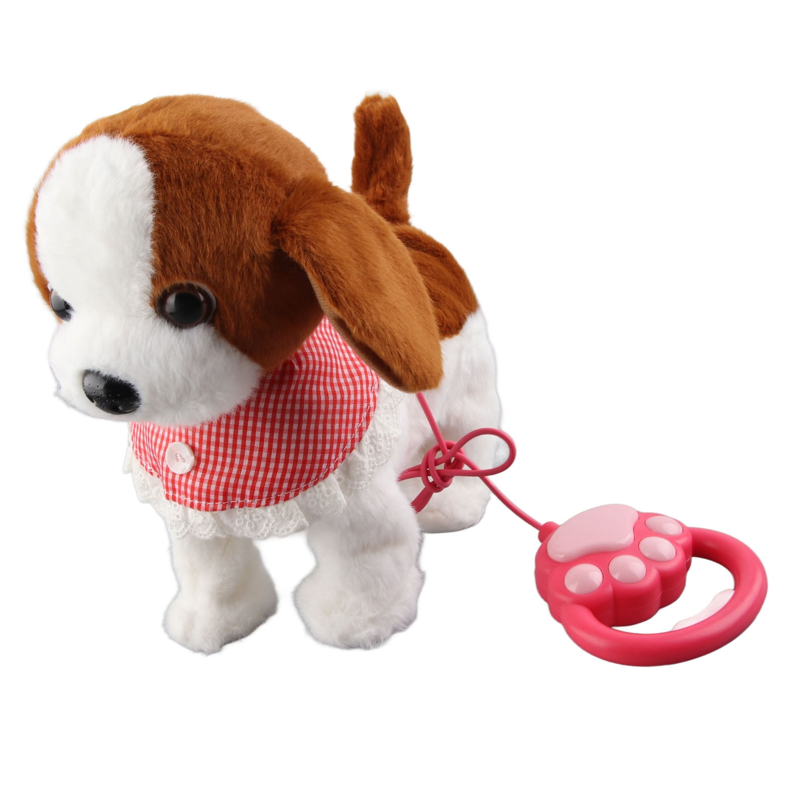 Walking and Barking Puppy Dog Toy, Interactive Dancing Electronic Plush ...