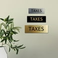 Signs ByLITA Basic Taxes Sign (Red) - Medium - Walmart.com