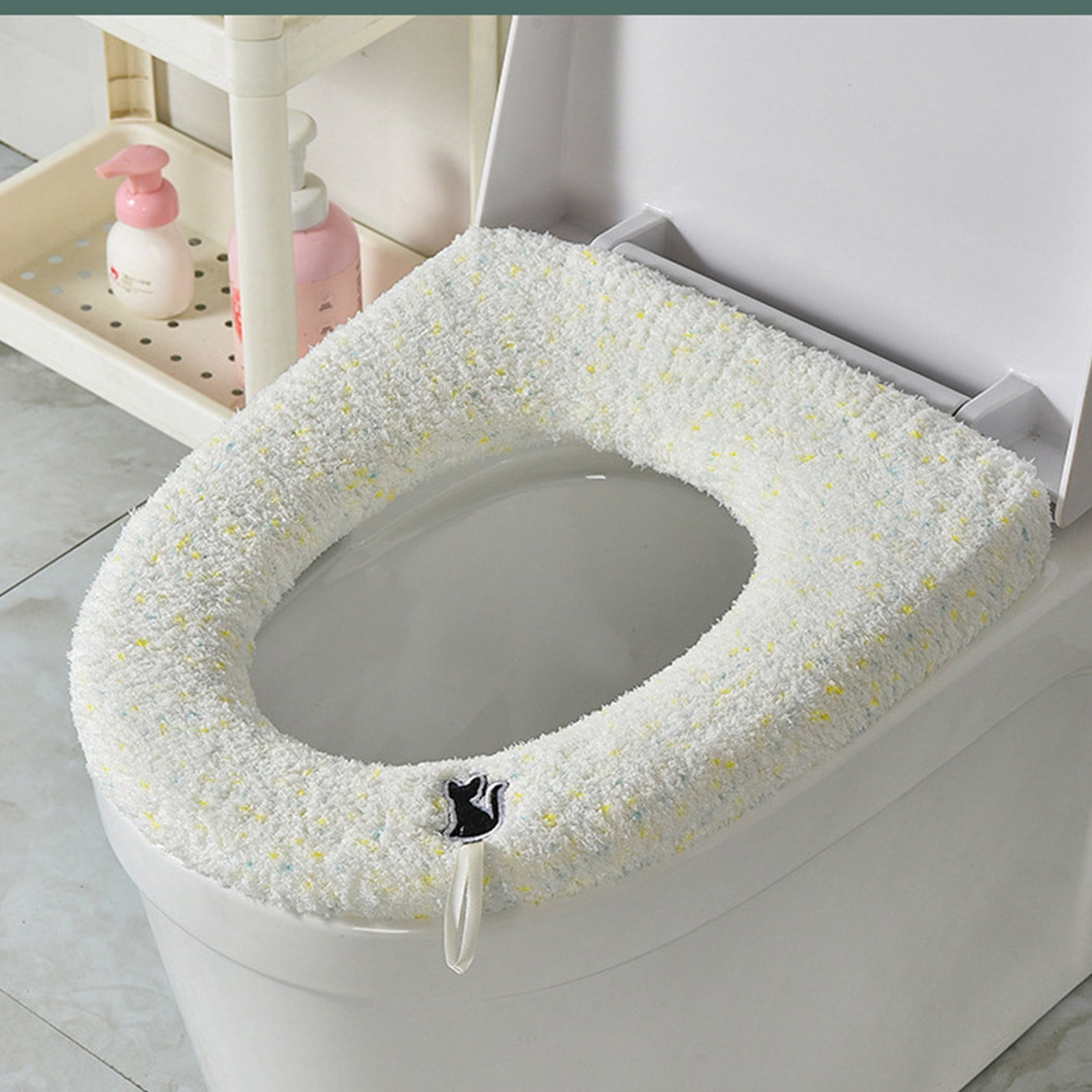 Click here for Boovnll Polyester Toilet Seat Cushion Warm Cushion... prices