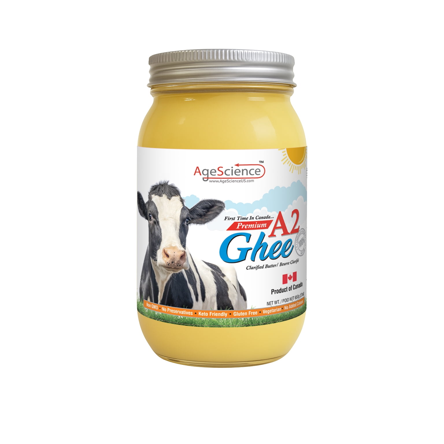 Click here for Agescience A2 Ghee (Clarified Butter) - 650g prices