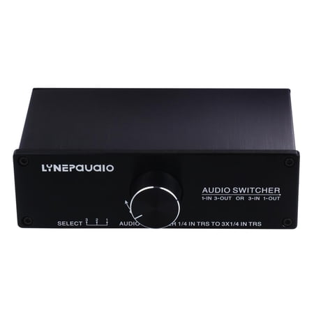 TRS Splitter Passive Speaker Stereo Mult Signal Switcher TRS Box, 1 ...