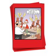 B1604 Ken Dolls Cheney Cartoon' Pack of 12 Hilarious Merry Christmas ...