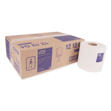 Tork Universal Hand Towel Roll, Notched, 1-Ply, 7.5 x 10, White, 756 ...