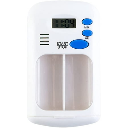 Fortunenine Portable Mini Pill Box Timer with LCD Digital Electric ...