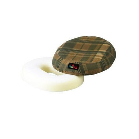 NOVA Donut Pillow Seat Cushion with High Density Molded Foam, Travel ...