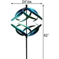 Marshall Kinetic Sphere Wind Spinner, Caribbean, 82"H - Walmart.com