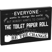 Change Toilet Paper Sign