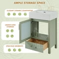 20-inch bathroom vanity with a ceramic sink and ample storage space ...