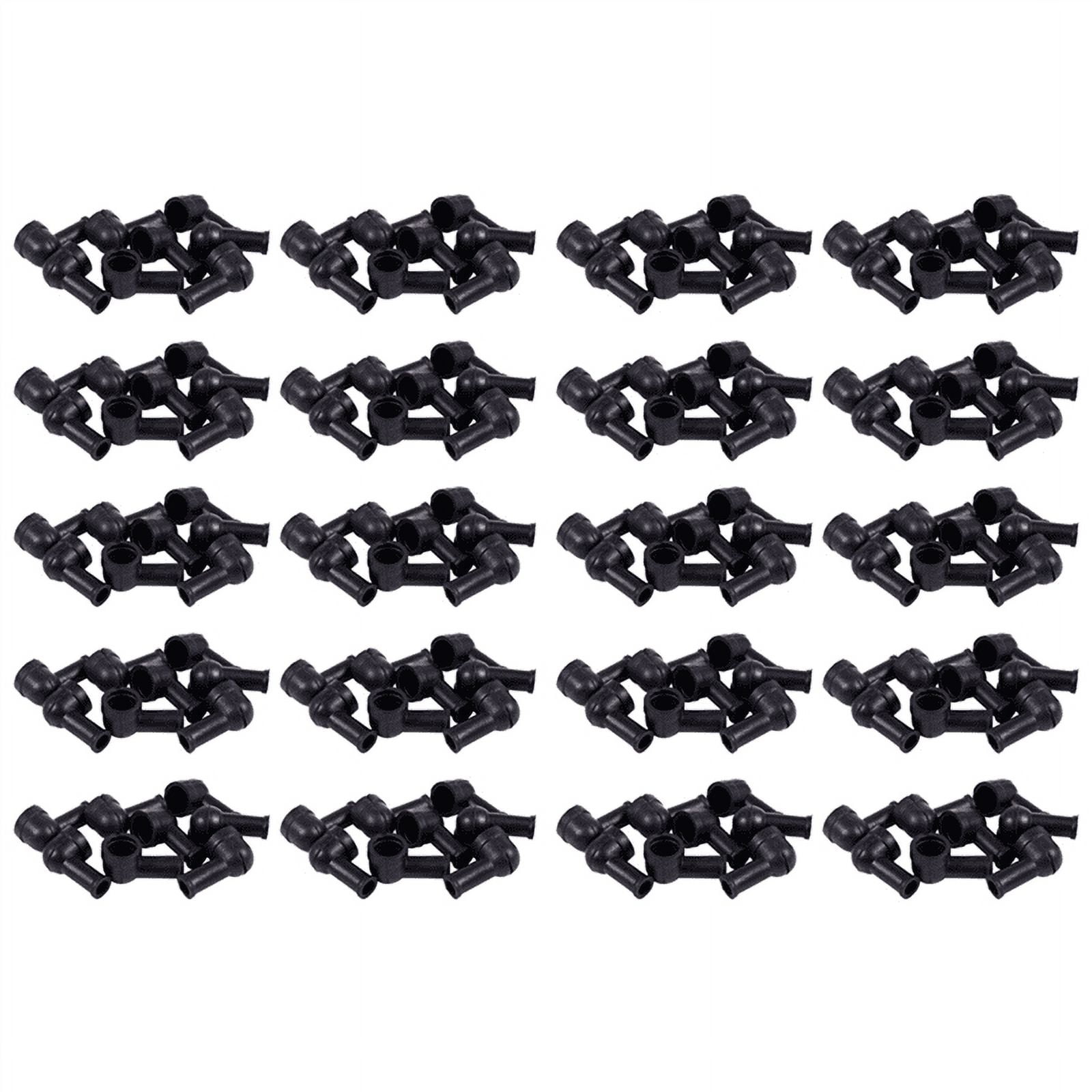 80Pzs 15mm x 8mm Botas Cubiertas Aislantes de Terminal de La Bateria de ...