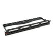 Blcak Box JPM810A-R2 CAT5e Feed-Through Patch Panel - 2U, Unshielded ...