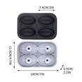 Nsxcdh Ice Ball Release Reusable Silicone Ice Maker Whiskey Cocktail ...