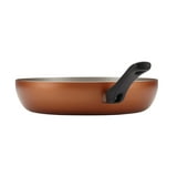 Farberware 12-Inch Performance Nonstick Deep Frying Pan/Fry Pan, Copper ...